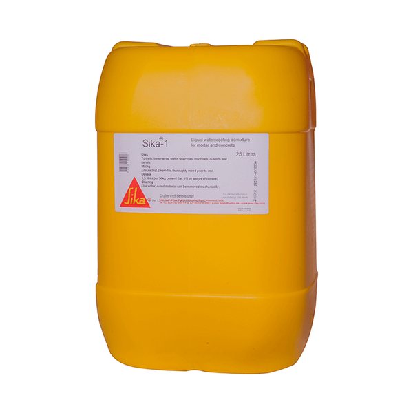 Sika-1 25L – Waterproofing Mortar for Concrete – Pinnacle Construction ...
